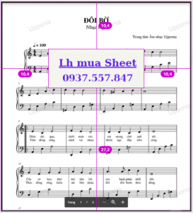 Đôi Bờ Piano Sheet ~ upponia.com